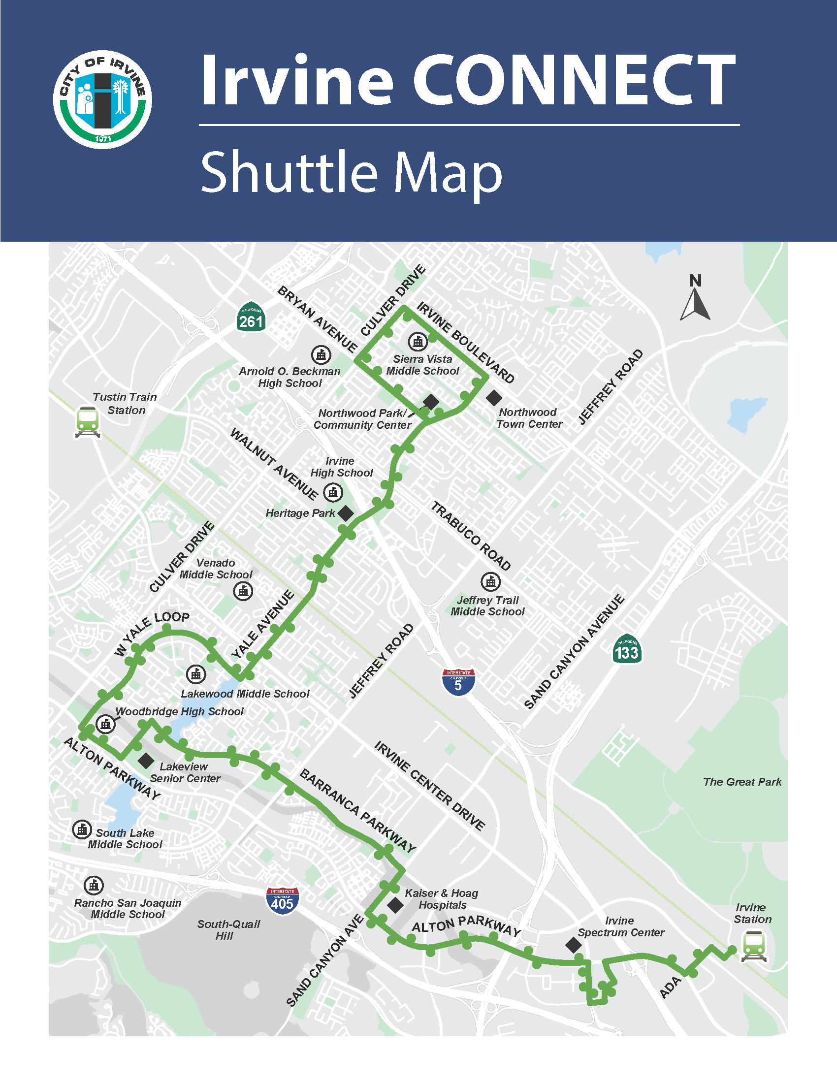 City of Irvine Offers Free CONNECT Shuttle Service - Greater Irvine ...